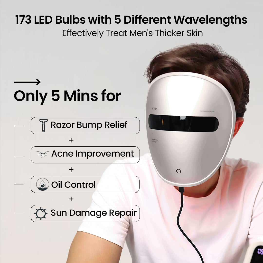 AMIRO Spectra 5 in 1 LED Skin Tightening Light Mask